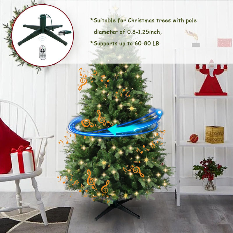 Christmas tree rotating stand store